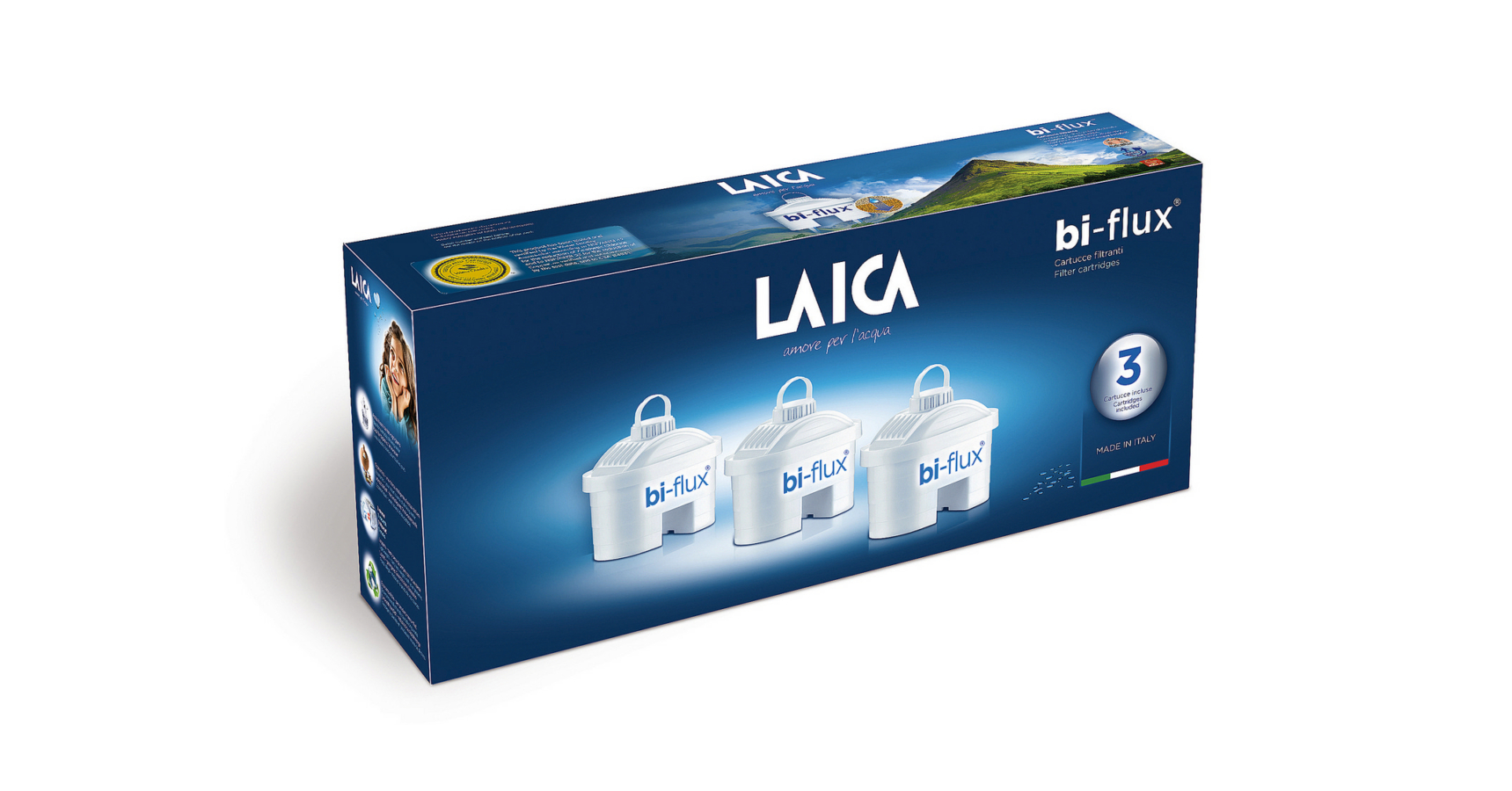 LAICA Bi-Flux Univerzális vízszűrőbetét 3 db-os - LAICA - laica.hu